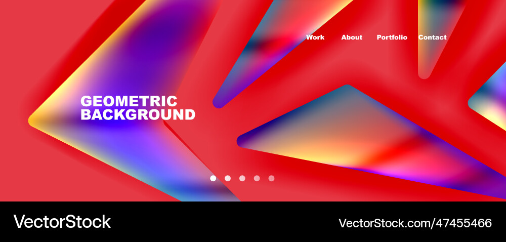 Geometric shapes minimalist abstract background Vector Image