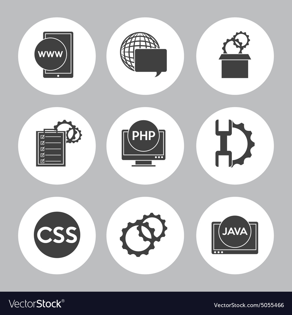 Programming software Royalty Free Vector Image