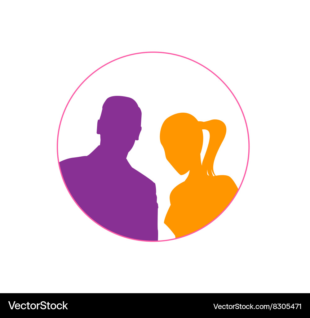 Abstract sign for the family Royalty Free Vector Image