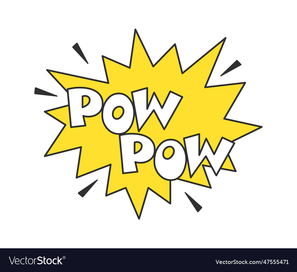 Comic cartoon explosion Royalty Free Vector Image