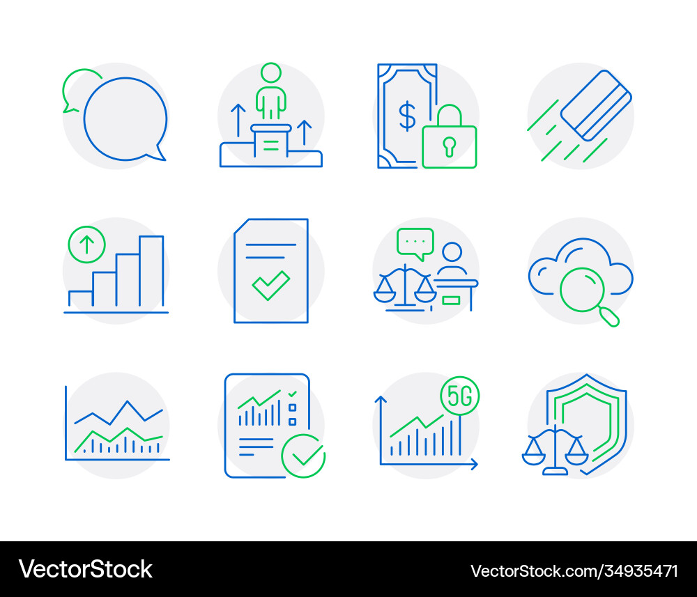 Education icons set included icon as checked file Vector Image