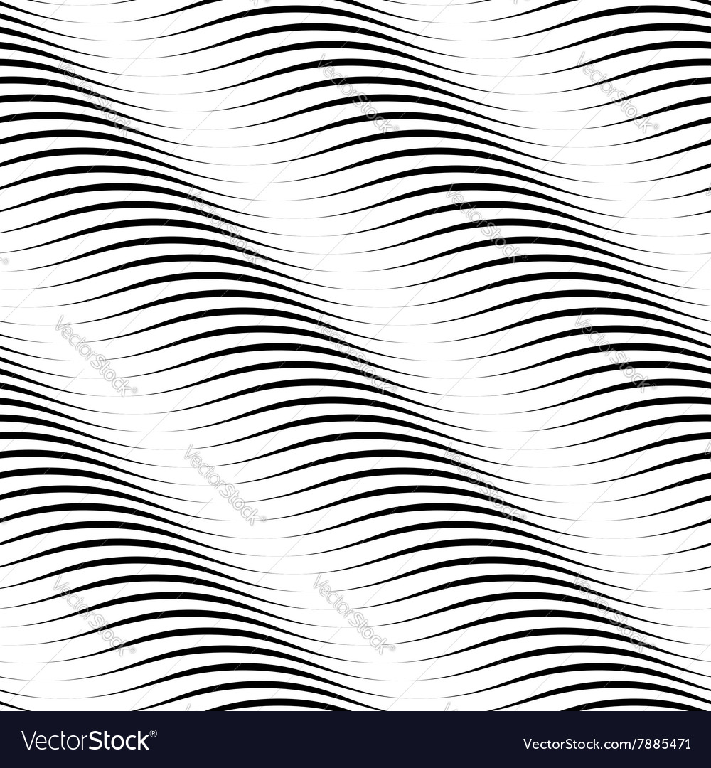 Seamless pattern wave Royalty Free Vector Image