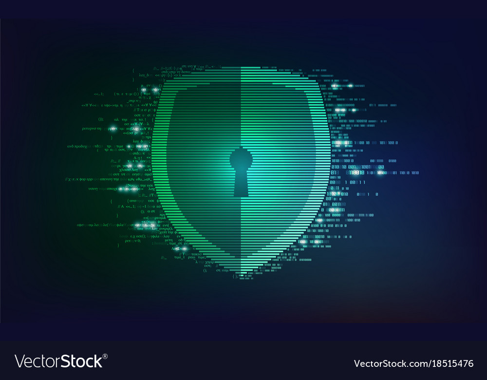 Digital shield Royalty Free Vector Image - VectorStock
