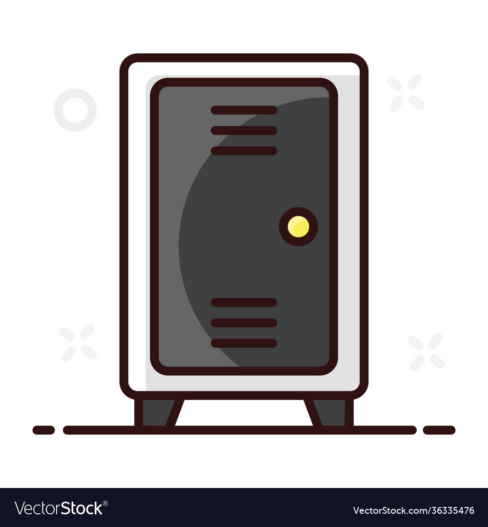 Document locker Royalty Free Vector Image - VectorStock