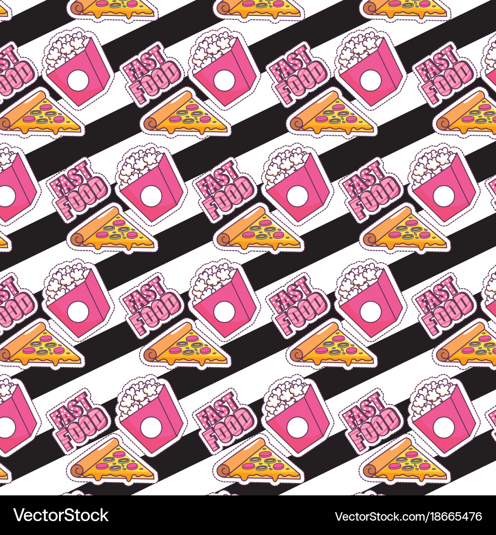 Tasty and fast food design Royalty Free Vector Image