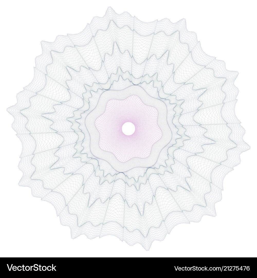 Watermark guilloche design for background certifi Vector Image