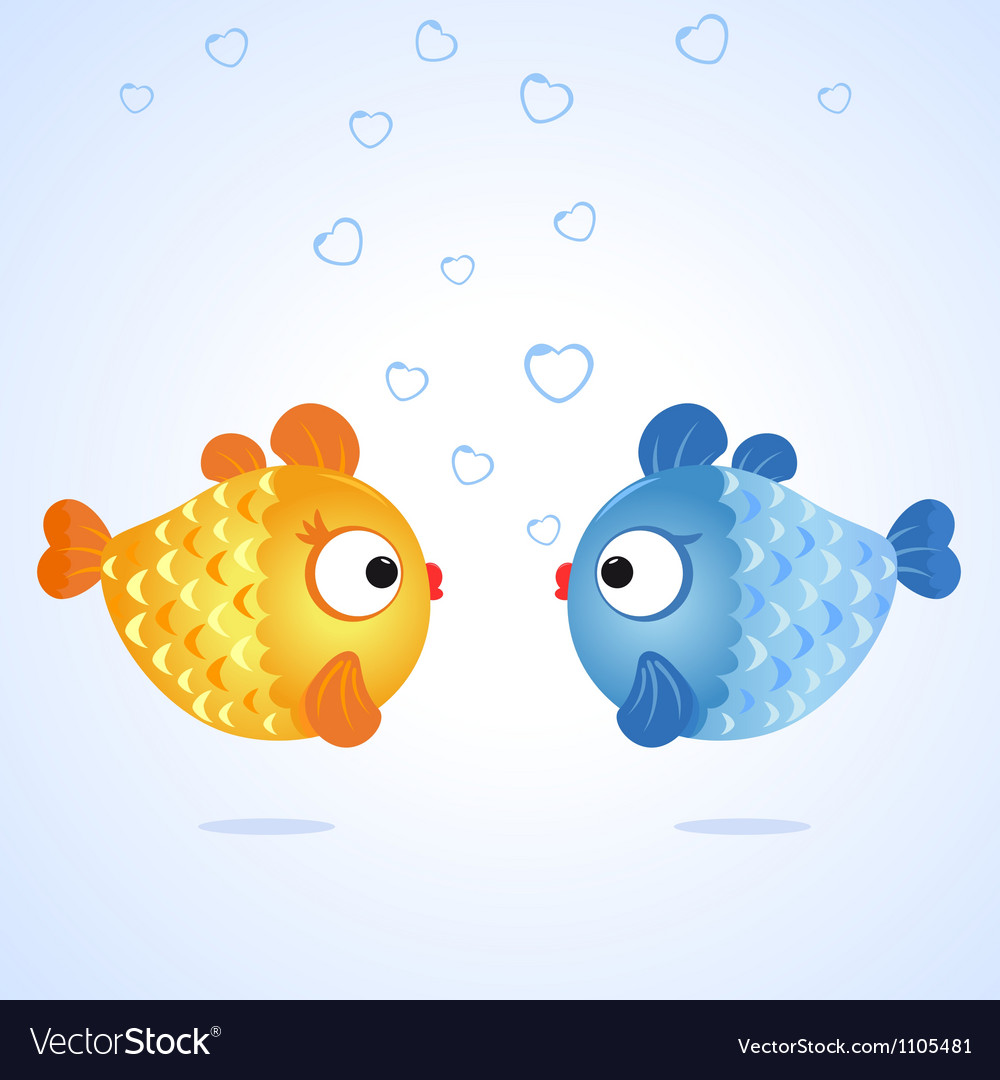Fish two Royalty Free Vector Image - VectorStock