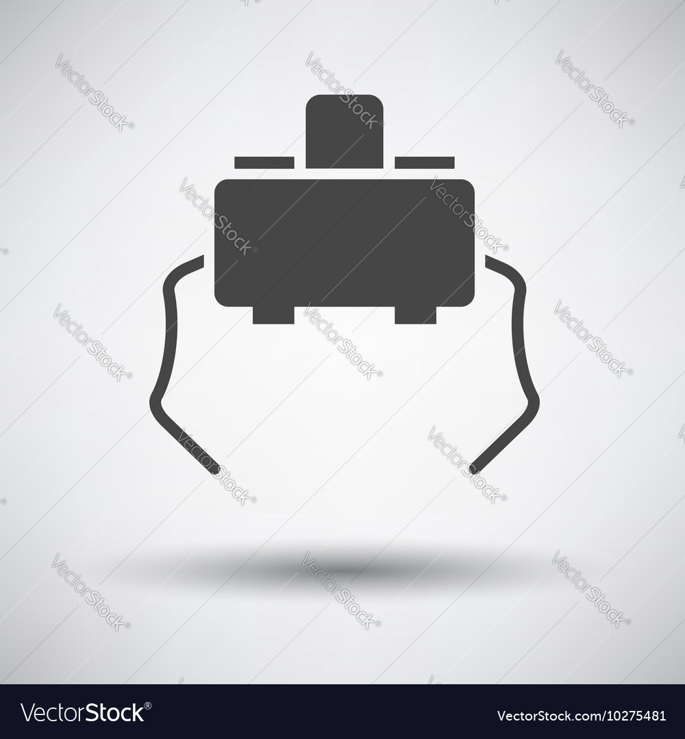 Micro button icon Royalty Free Vector Image - VectorStock
