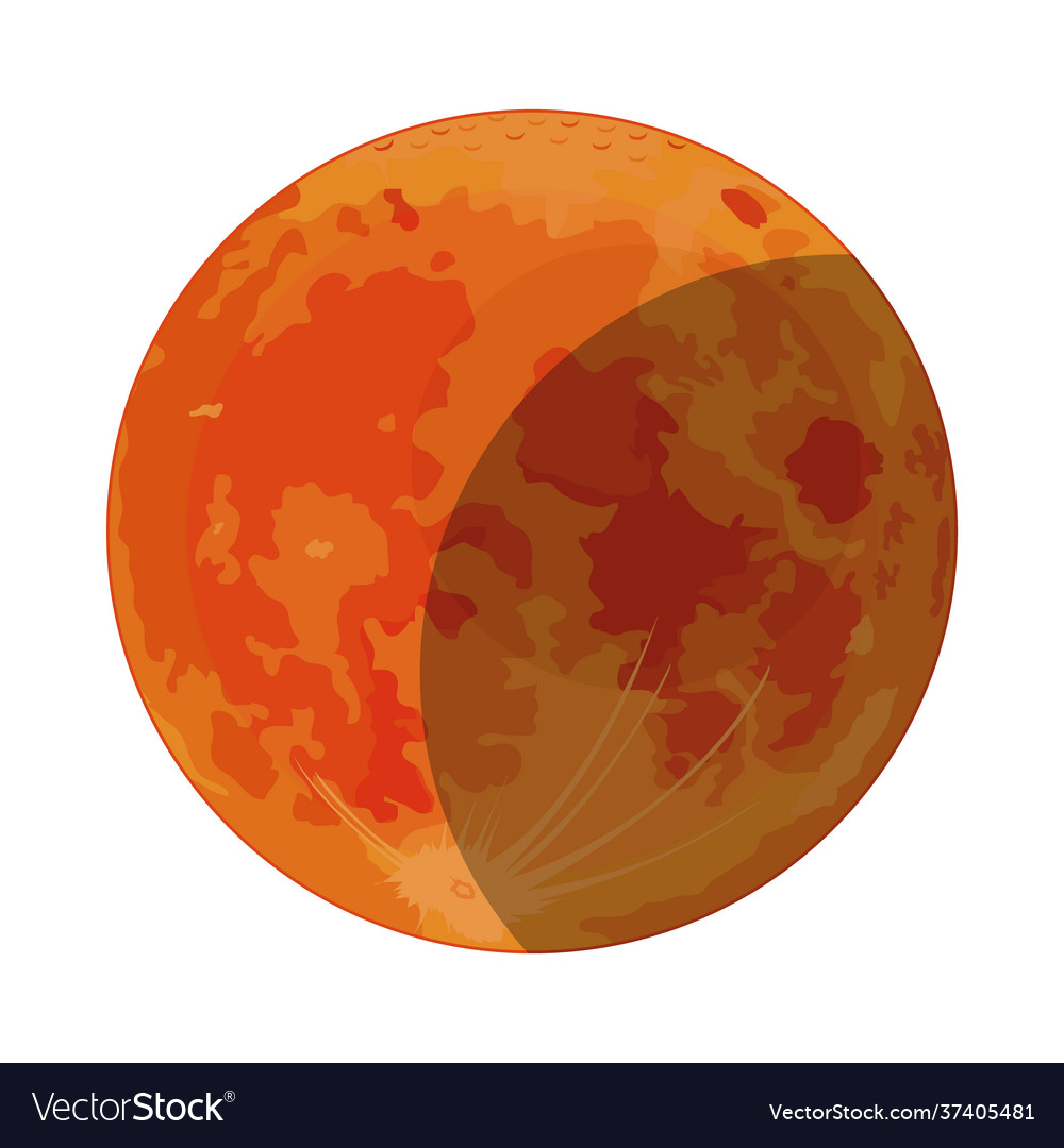 Partial eclipse design Royalty Free Vector Image