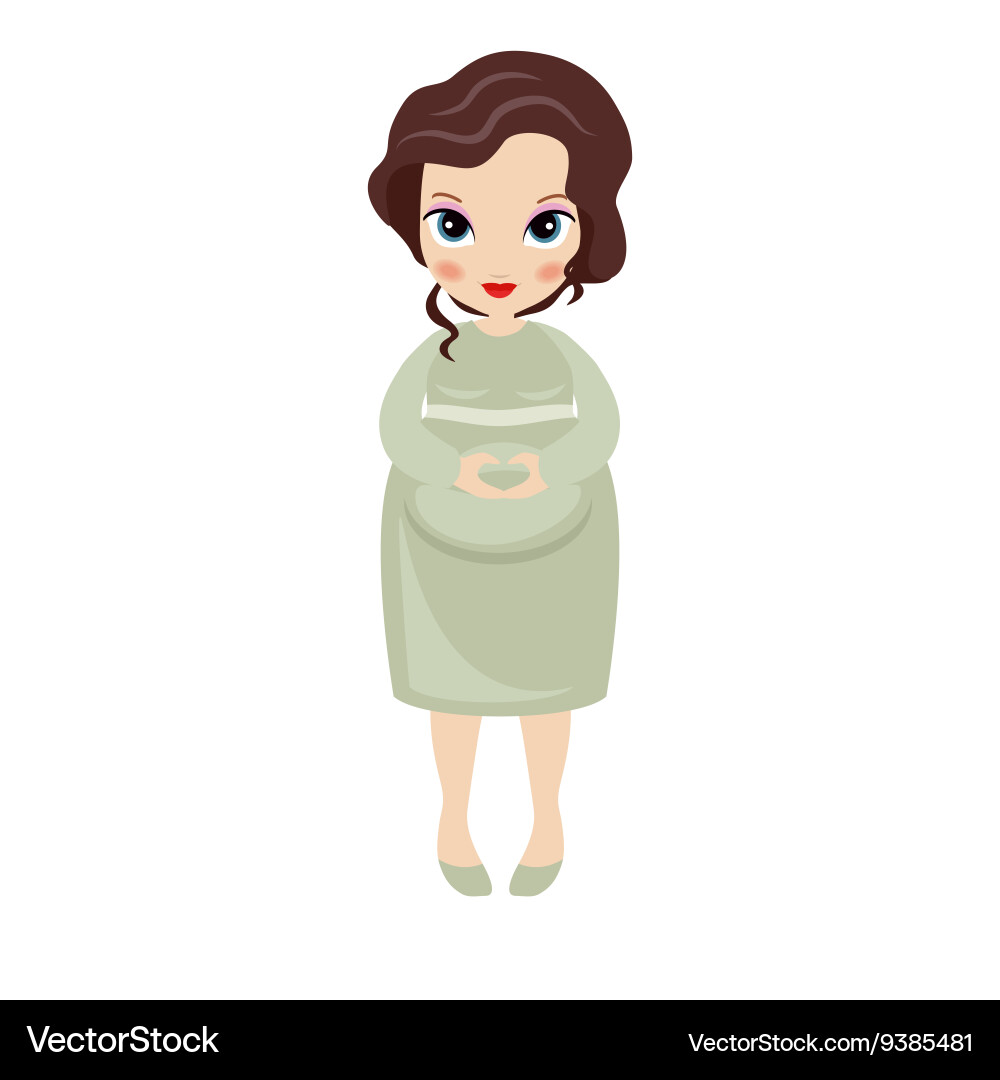 Pregnant woman Royalty Free Vector Image - VectorStock