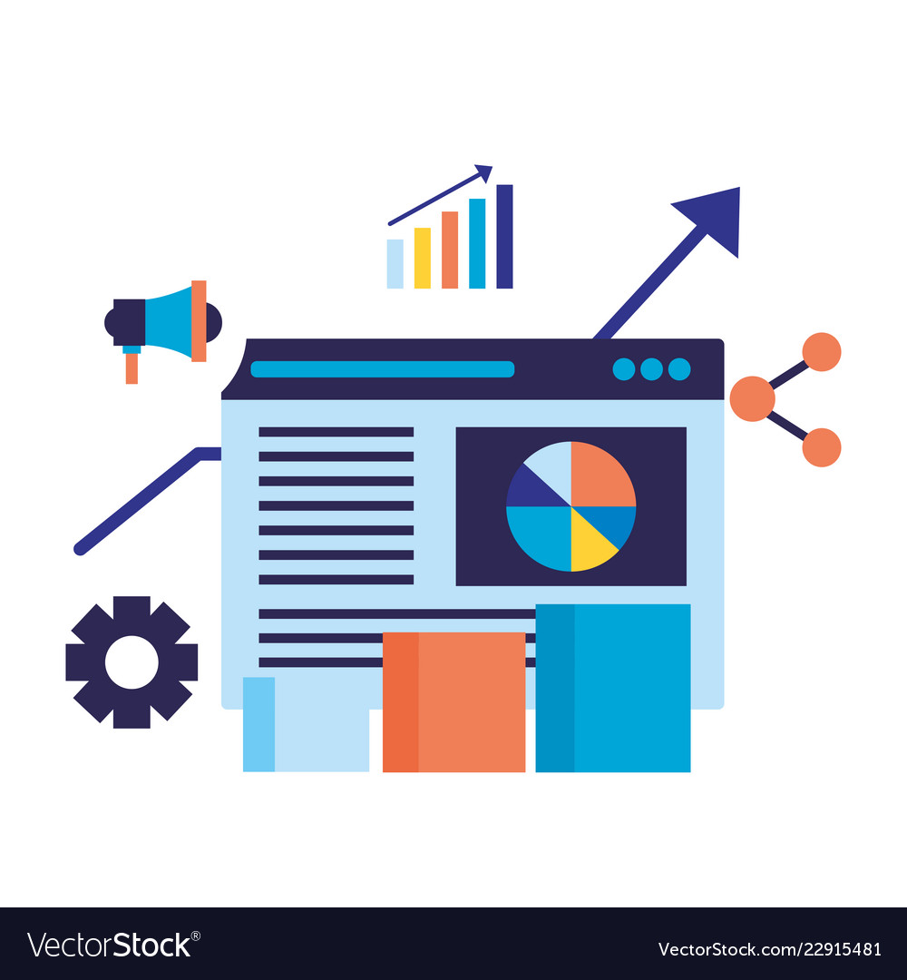 Search engine optimization Royalty Free Vector Image