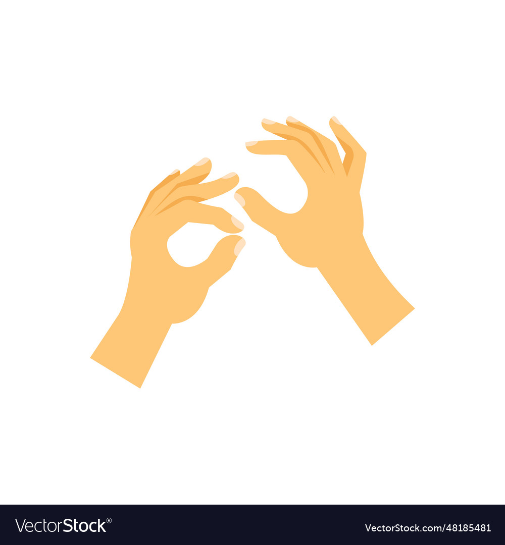 Sign language icon Royalty Free Vector Image - VectorStock