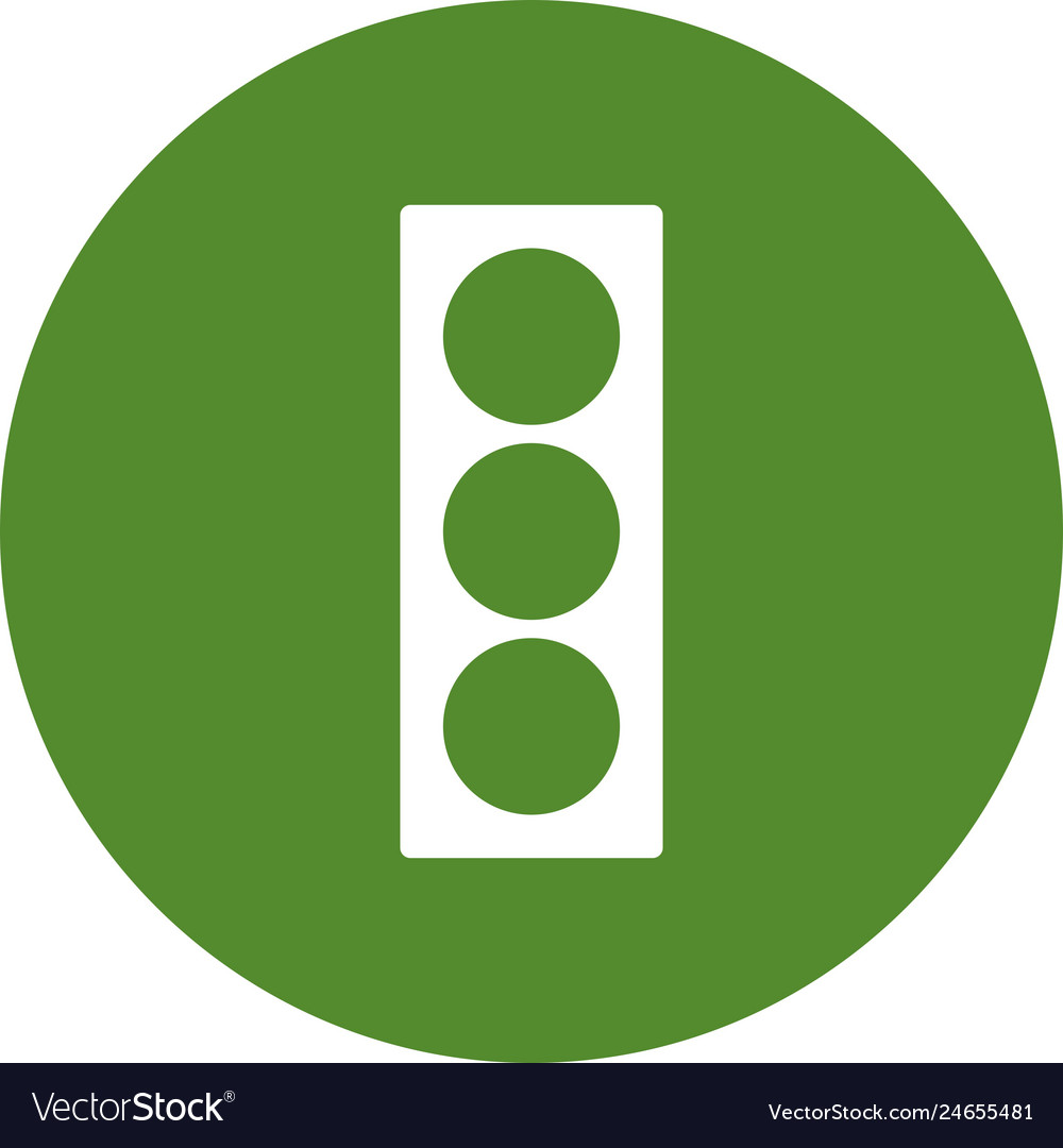Traffic signal icon Royalty Free Vector Image - VectorStock
