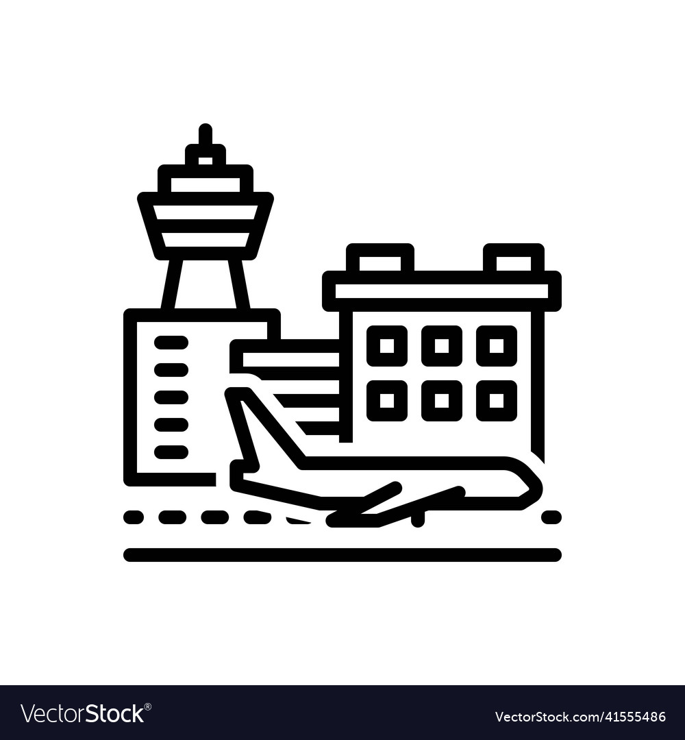 Airports Royalty Free Vector Image - VectorStock