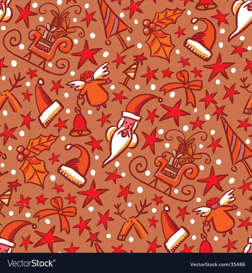 Christmas pattern Royalty Free Vector Image - VectorStock