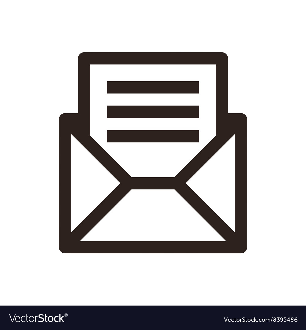Message icon Royalty Free Vector Image - VectorStock