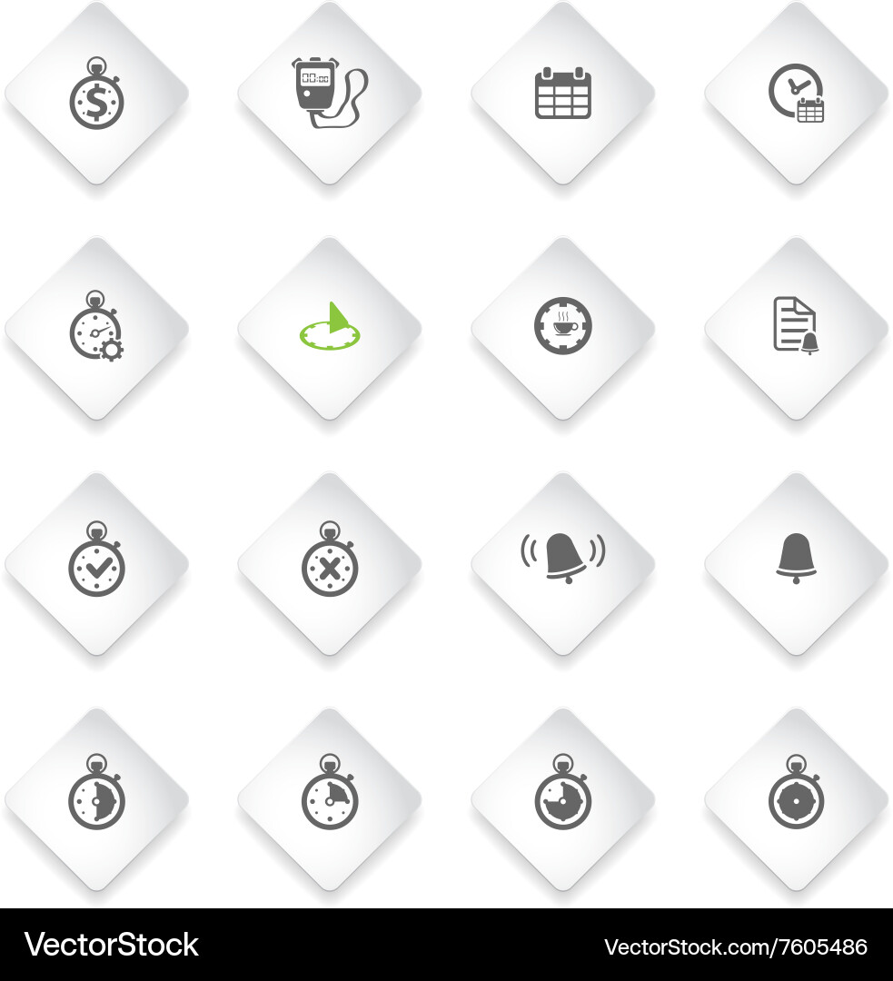 Time simply icons Royalty Free Vector Image - VectorStock