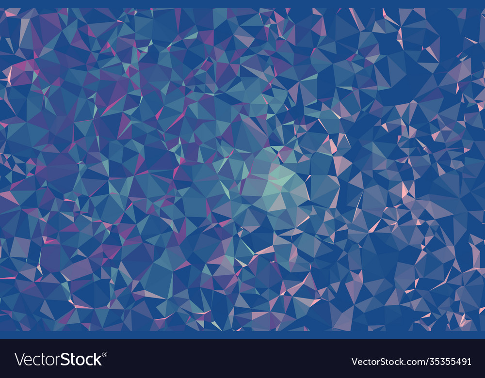 Abstract blue polygonal space background Vector Image