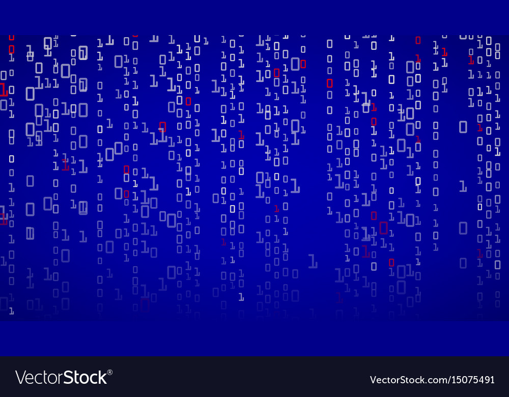 Binary background code with digits Royalty Free Vector Image
