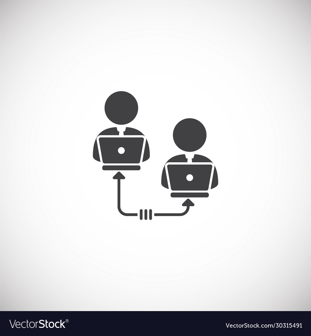Businessman and computer related icon Royalty Free Vector