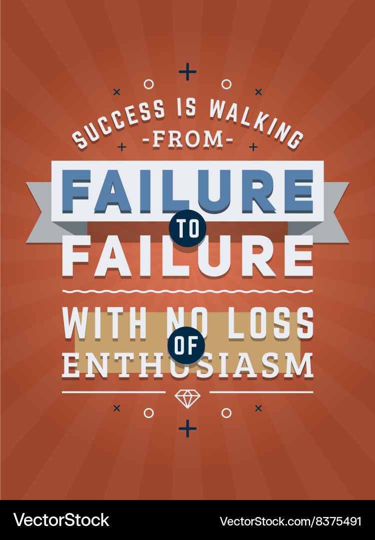 Inspirational and motivational quotes typographic Vector Image
