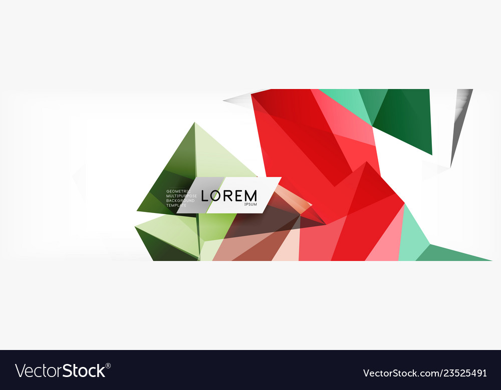 Science Background Abstract Triangle Pattern Vector Image