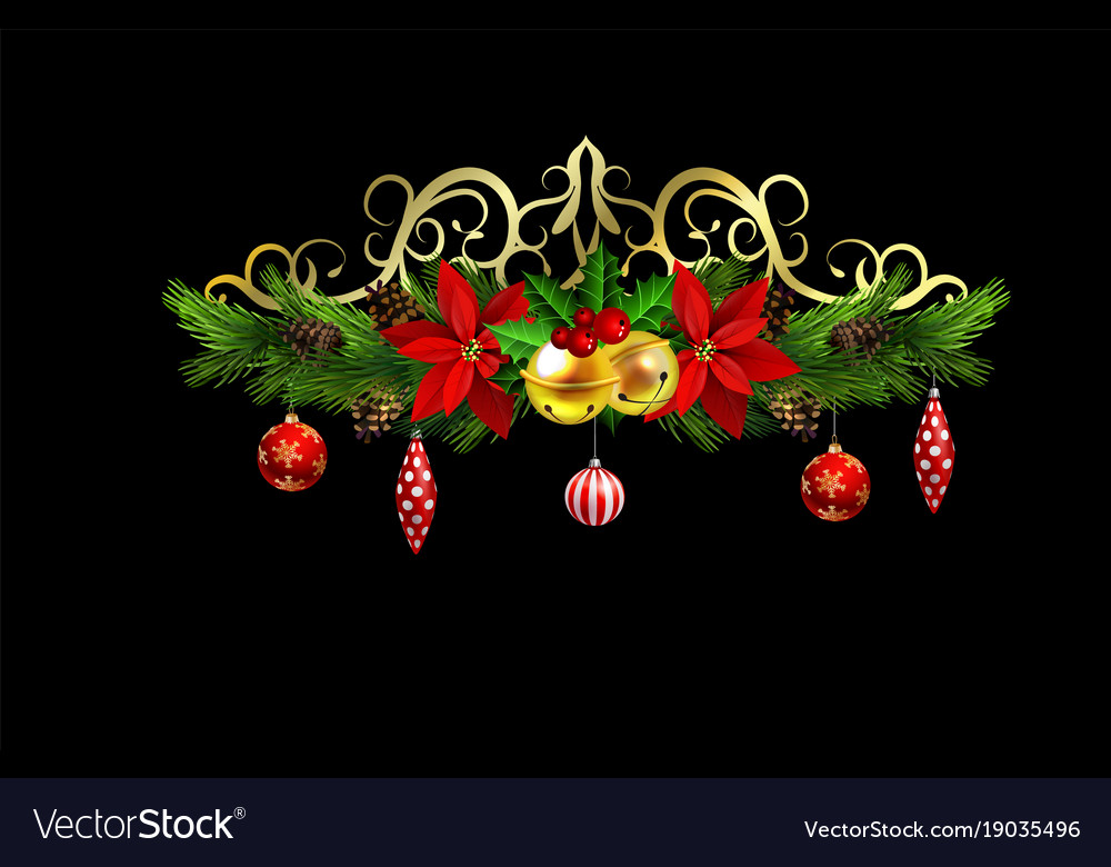 Christmas elements for your designs Royalty Free Vector