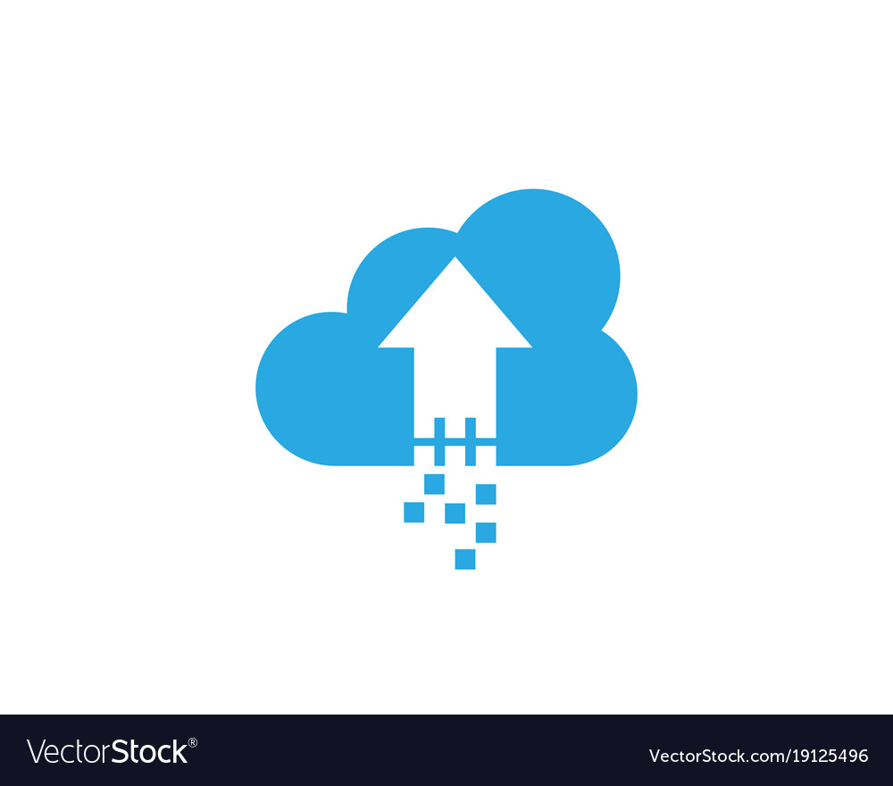 Cloud logo template Royalty Free Vector Image - VectorStock