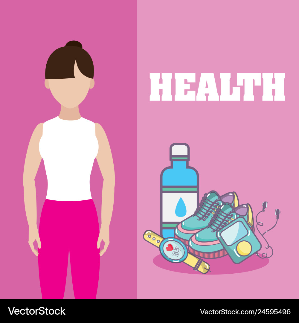 Healthy people lifestyle Royalty Free Vector Image