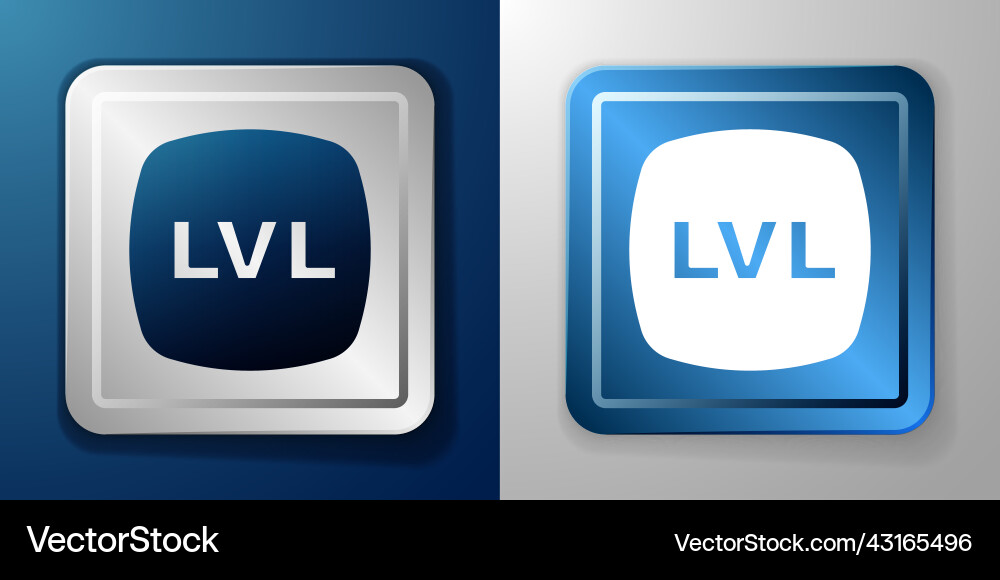 White level game icon isolated on blue and grey Vector Image