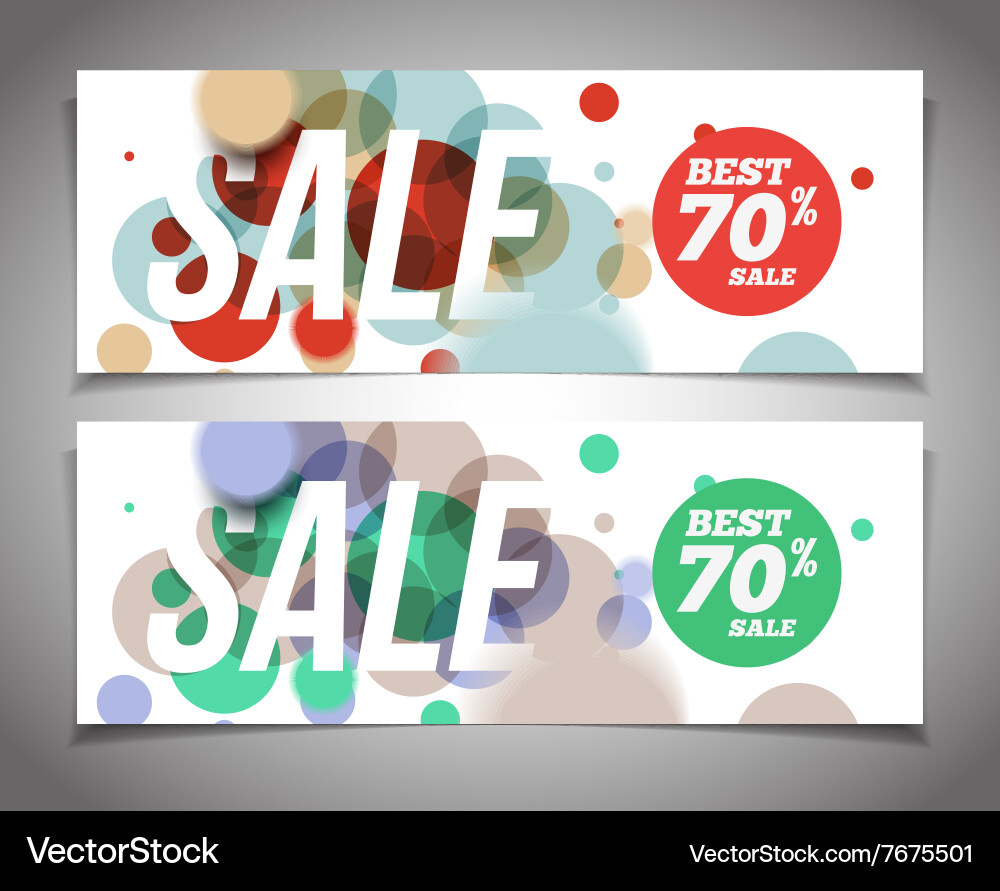 Best sale banner or offer design template Vector Image