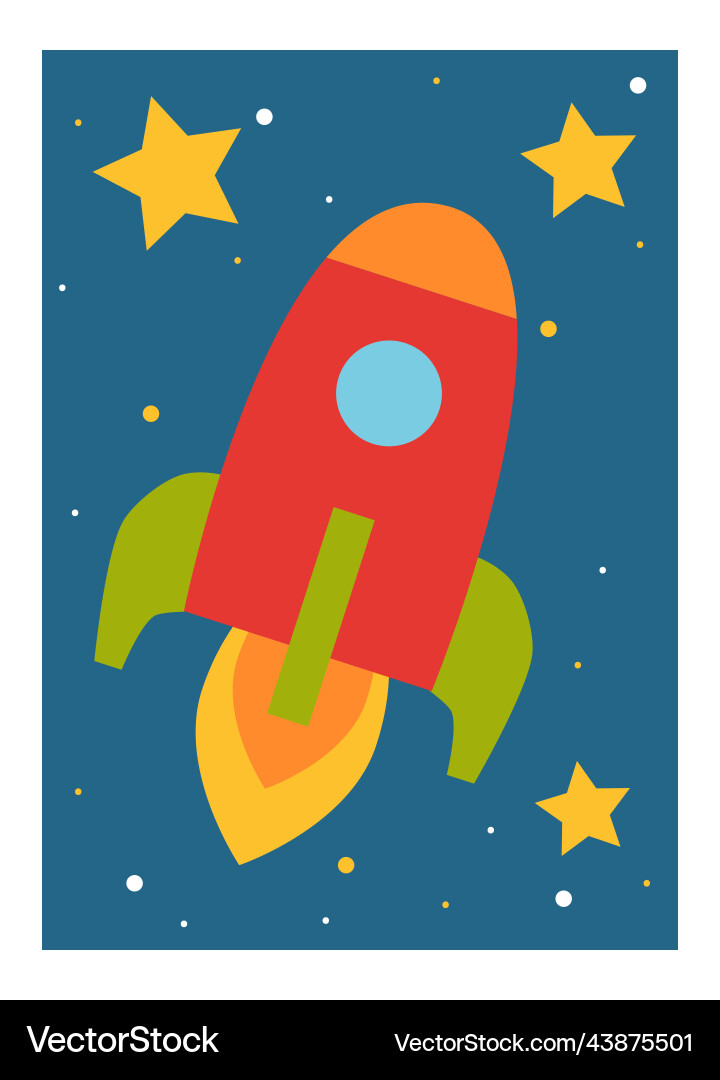 Cartoon for children educational poster about Vector Image