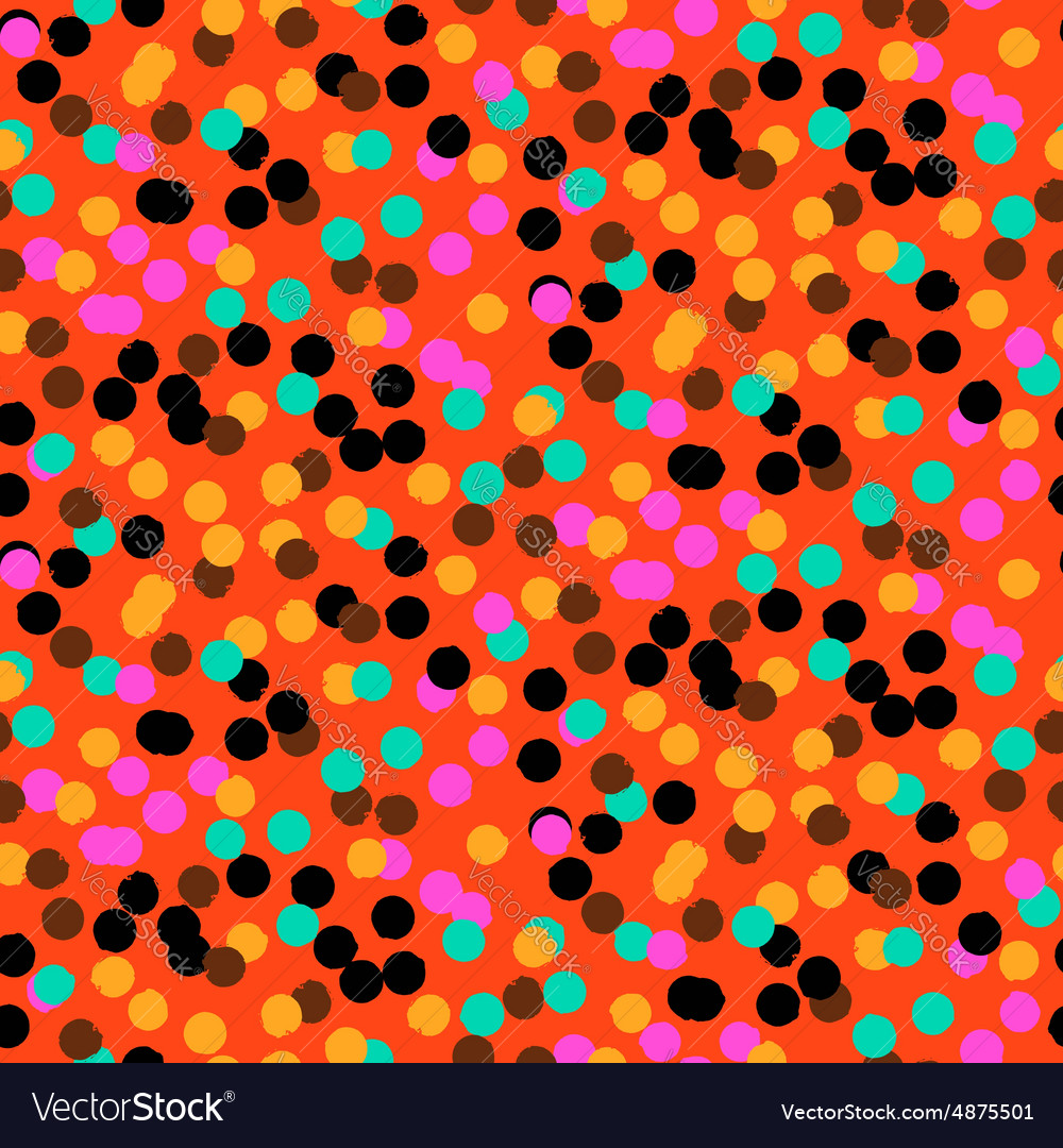 Retro Polka Dot Pattern Royalty Free Vector Image