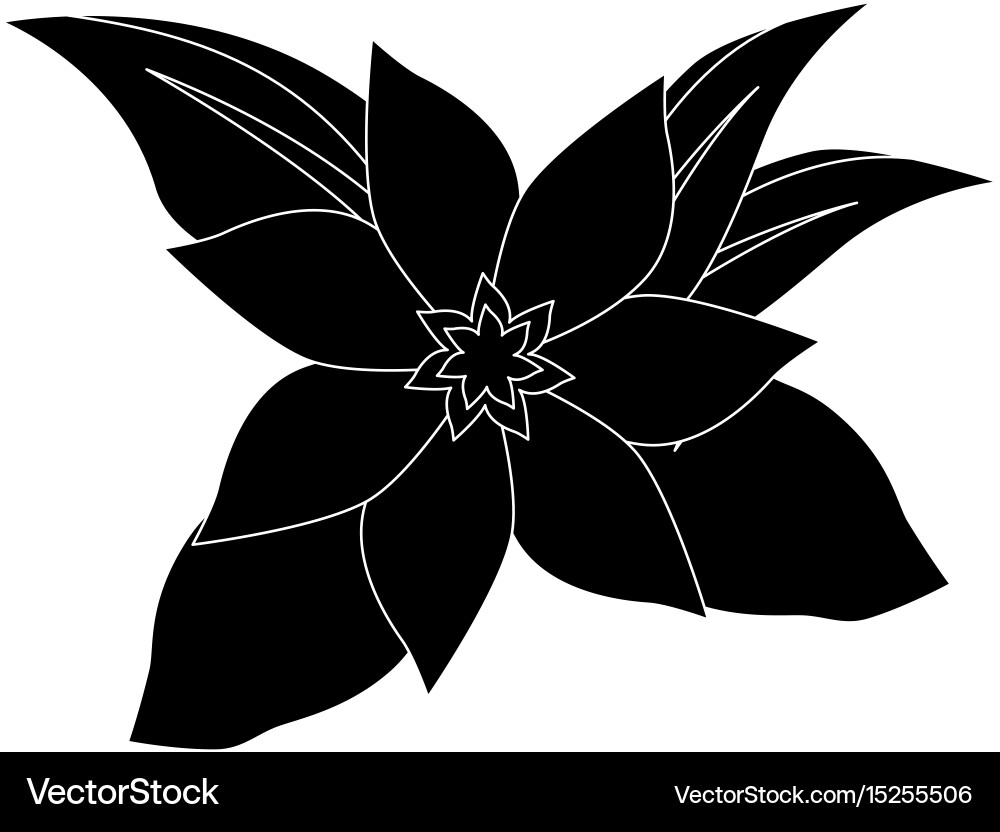 Flowers and leaves icon Royalty Free Vector Image