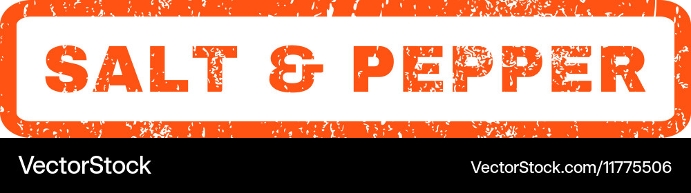 Salt pepper rubber stamp Royalty Free Vector Image