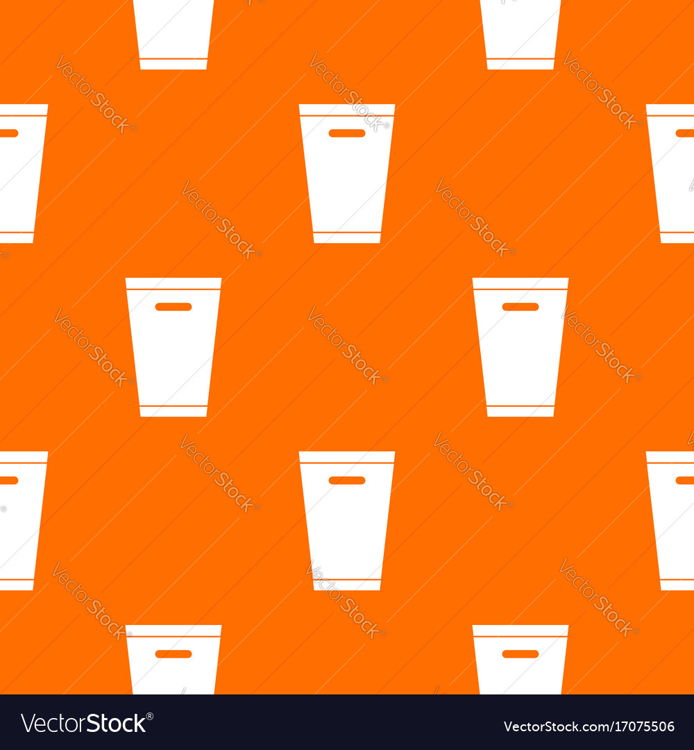 Trash can pattern seamless Royalty Free Vector Image