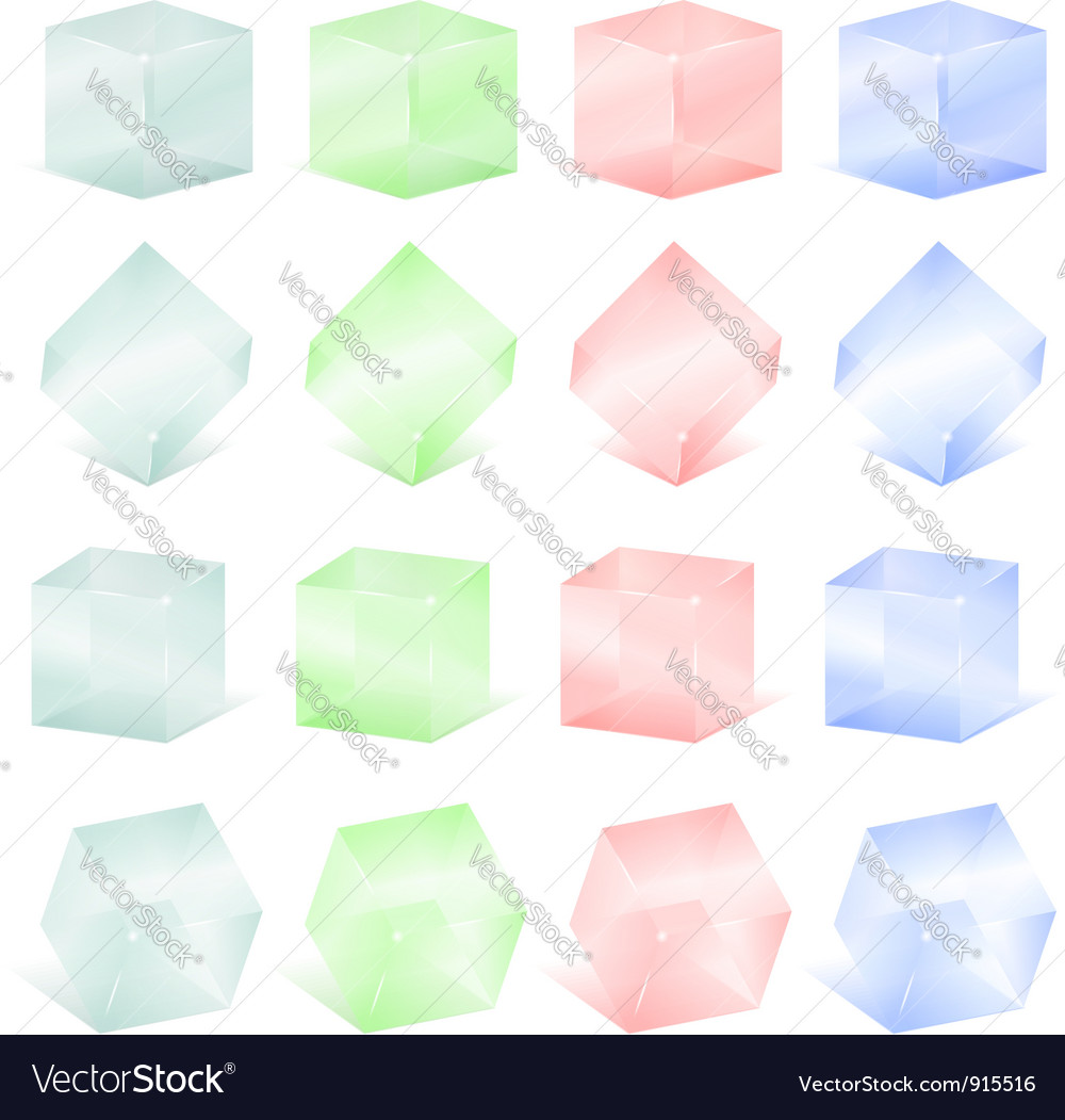 Cubes Royalty Free Vector Image - VectorStock