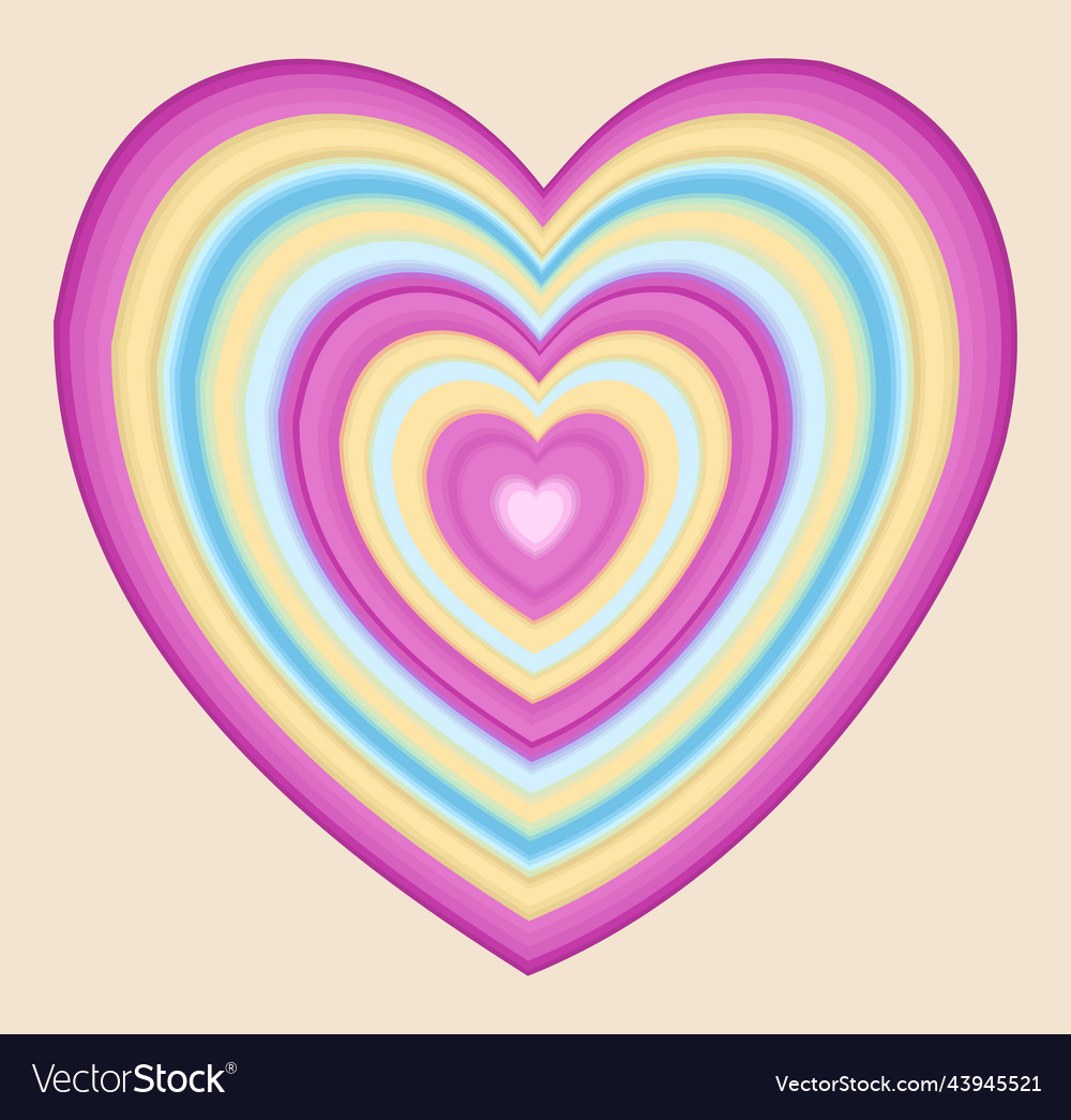 Big heart Royalty Free Vector Image - VectorStock