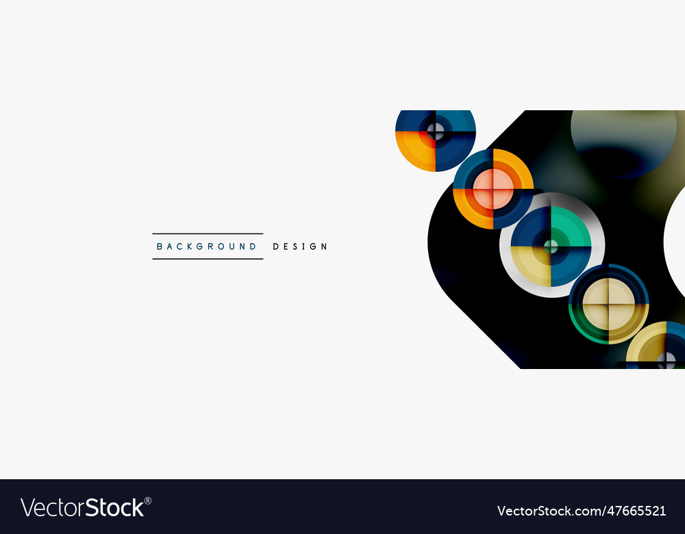 Circle pattern background abstract backgrounds Vector Image
