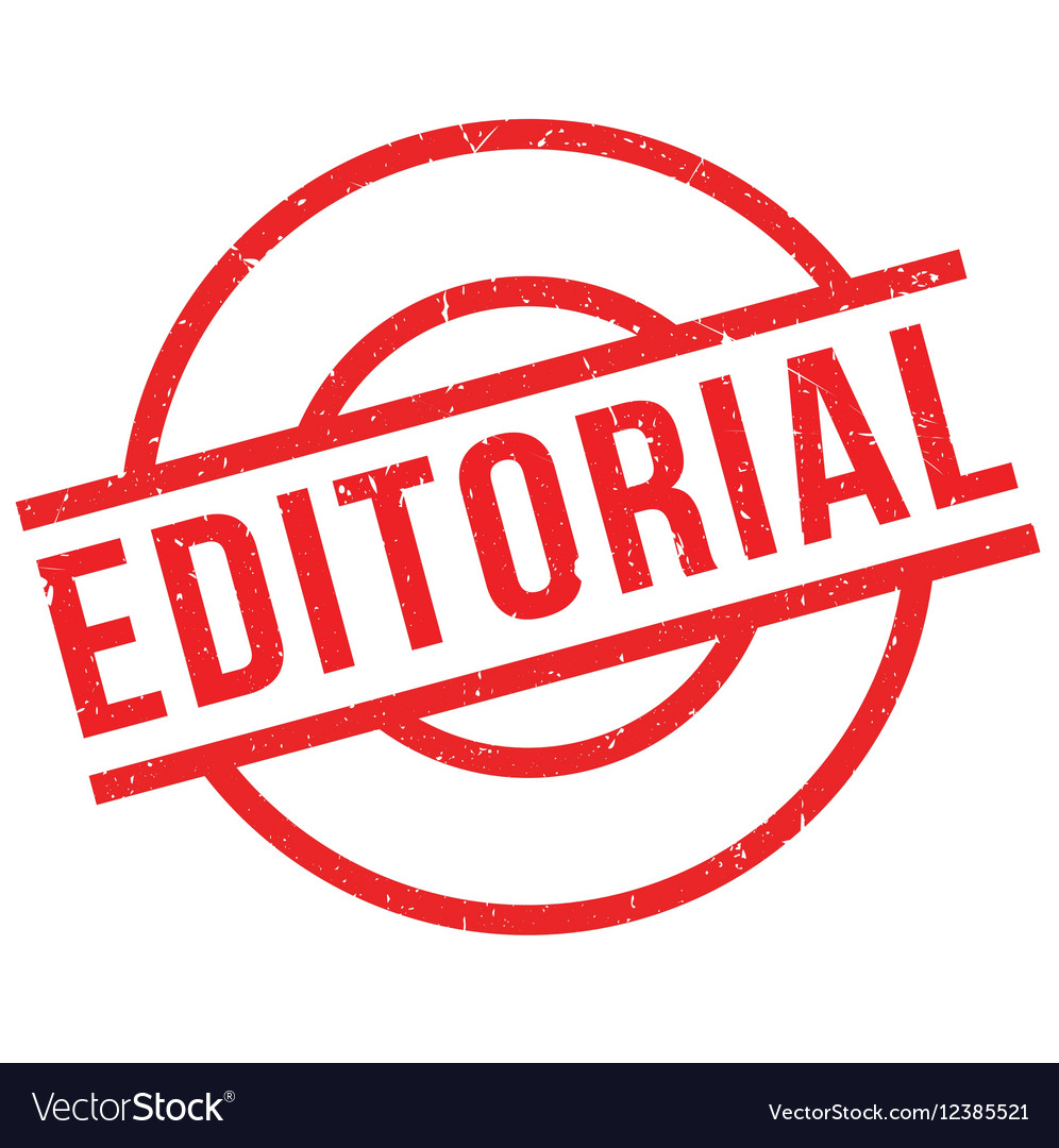 Editorial rubber stamp Royalty Free Vector Image