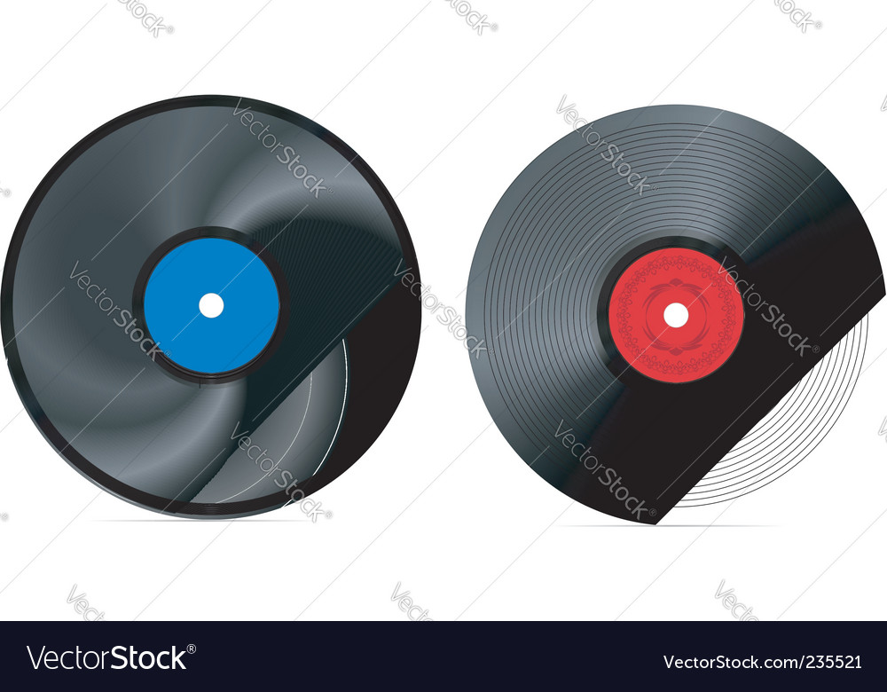Retro vinyl record Royalty Free Vector Image - VectorStock