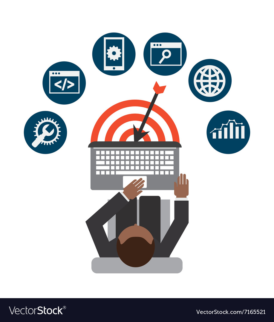 Search engine optimization Royalty Free Vector Image