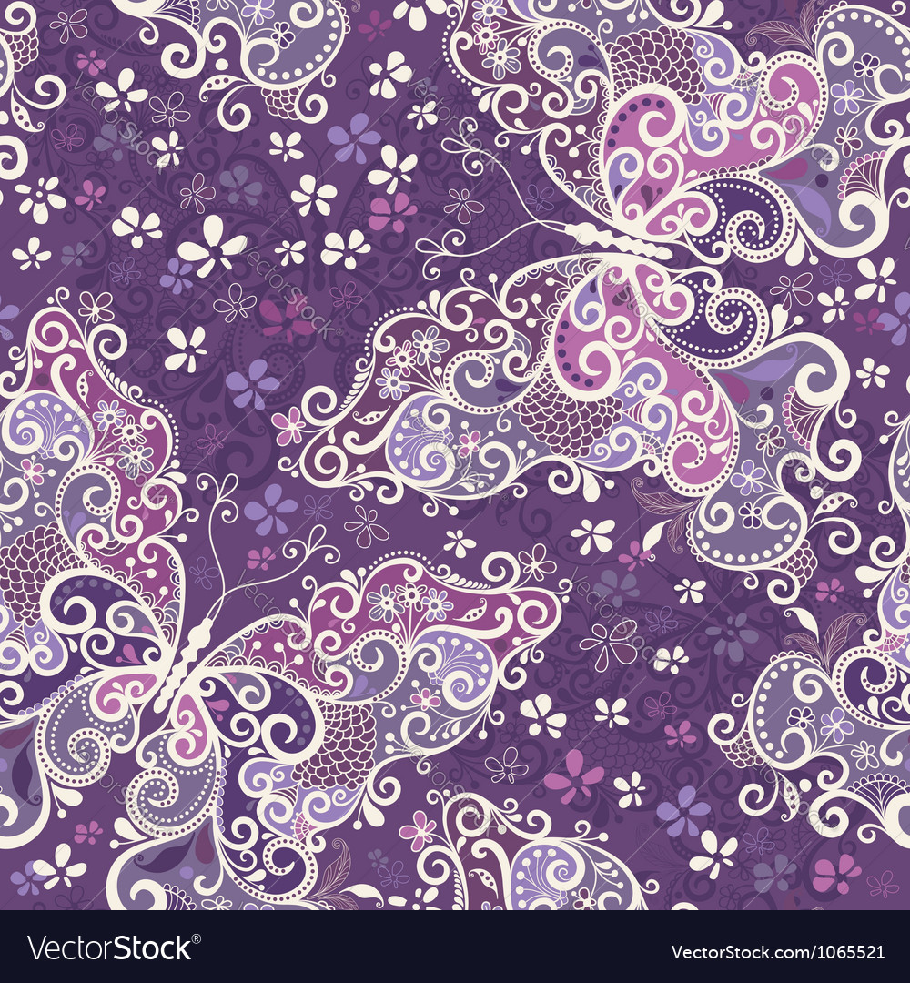 Violet seamless pattern Royalty Free Vector Image