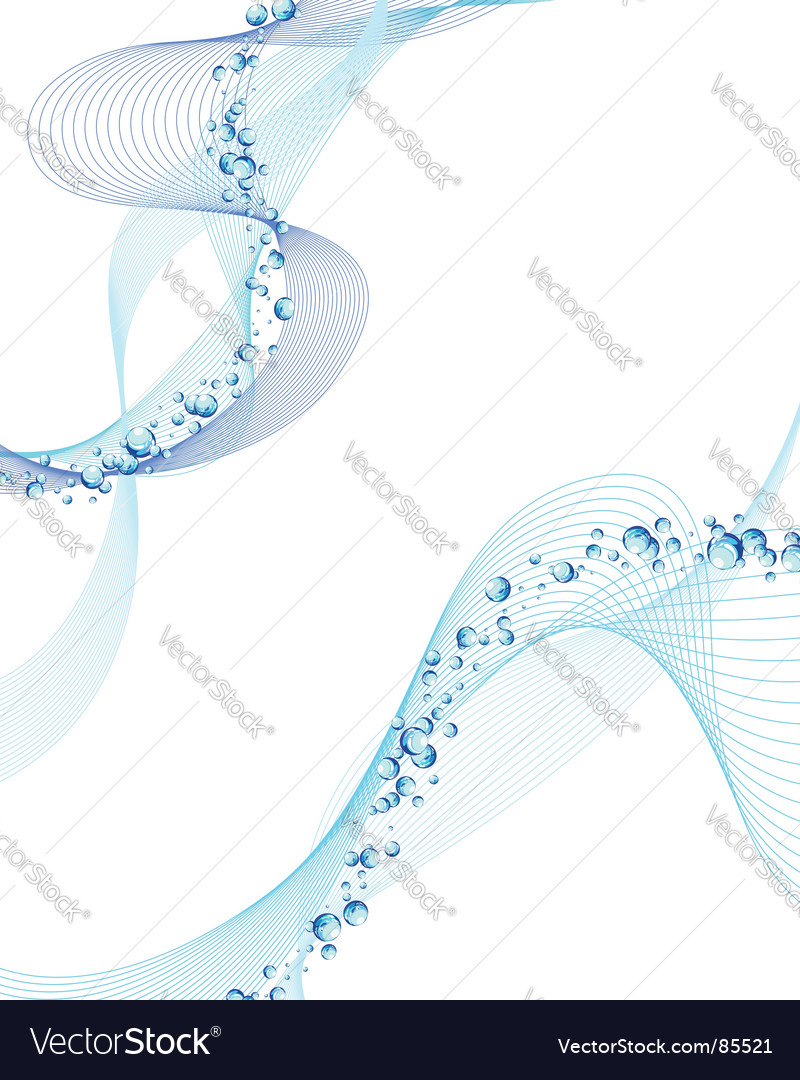 Water background Royalty Free Vector Image - VectorStock