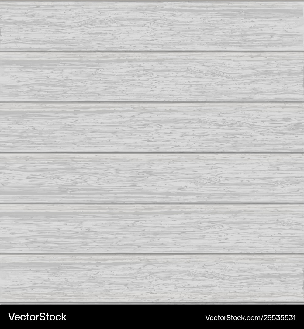 Grayscale grunge wooden plank textured wall Vector Image
