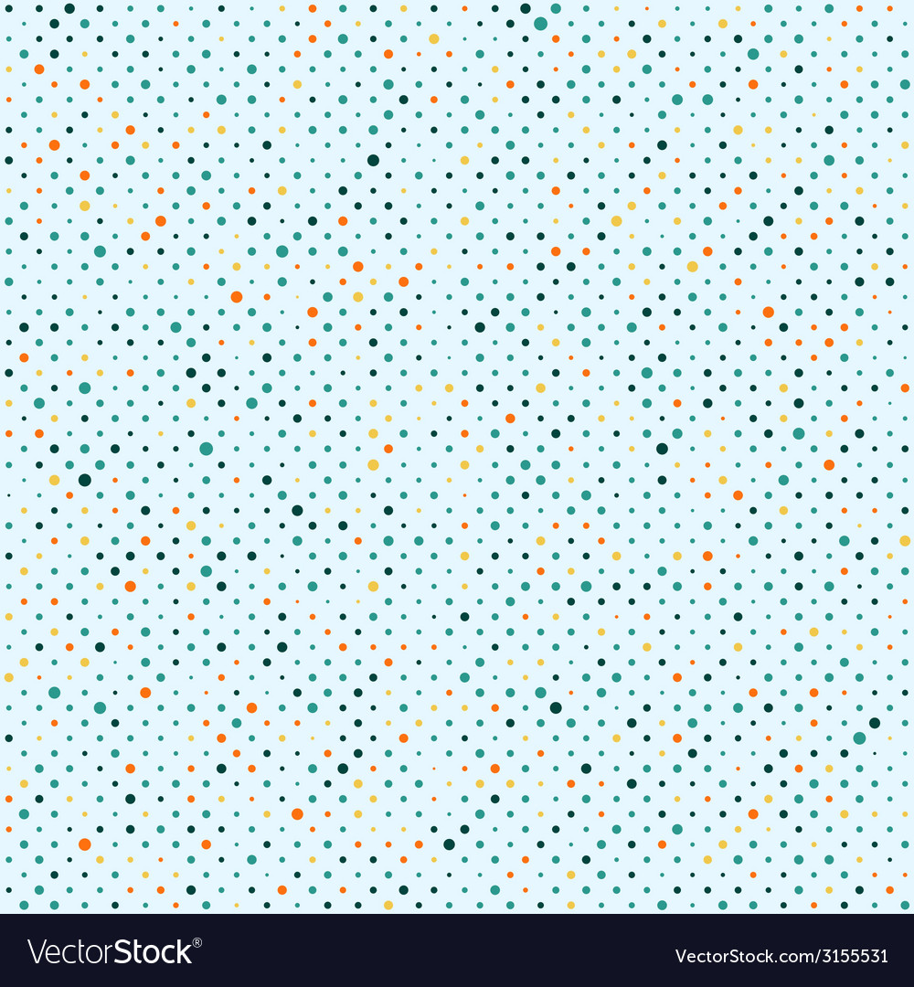 Seamless dotted pattern background Royalty Free Vector Image