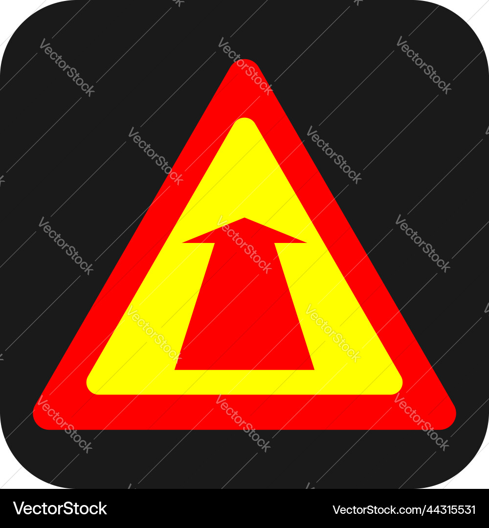 Transportation road sign on a white background Vector Image
