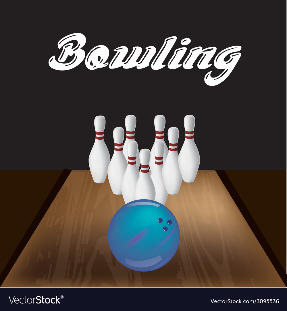 Bowling Royalty Free Vector Image - VectorStock