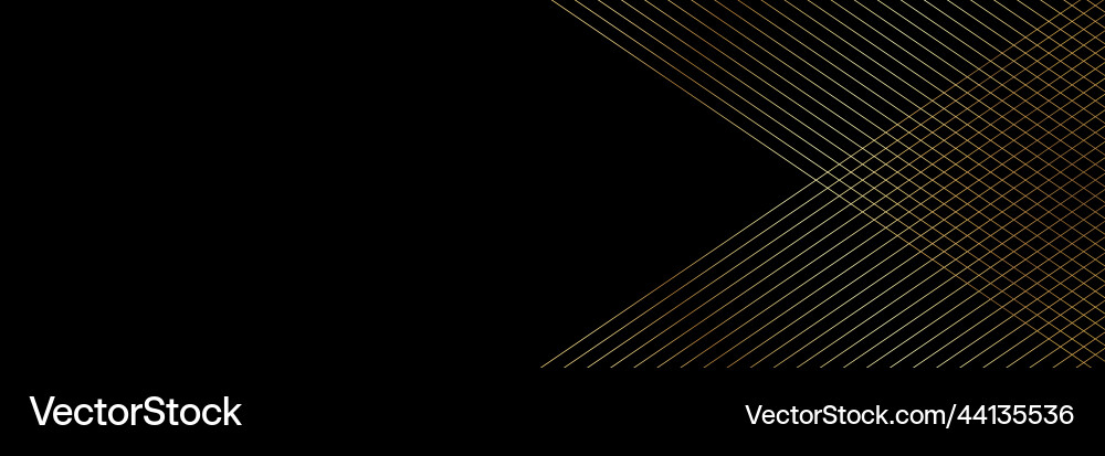 Luxury strips shiny golden lines diagonal overlap Vector Image