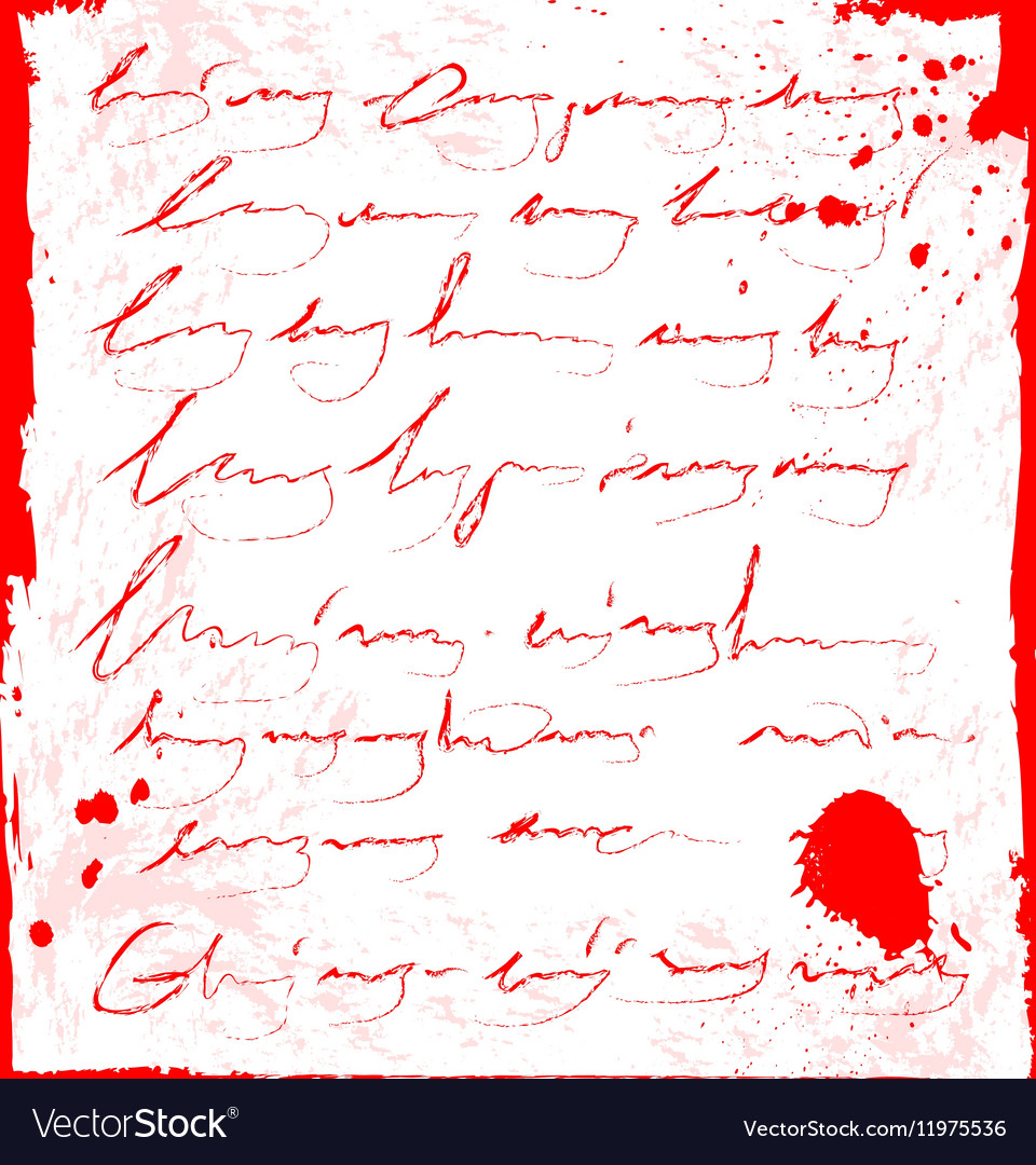 Red scribbled background Royalty Free Vector Image